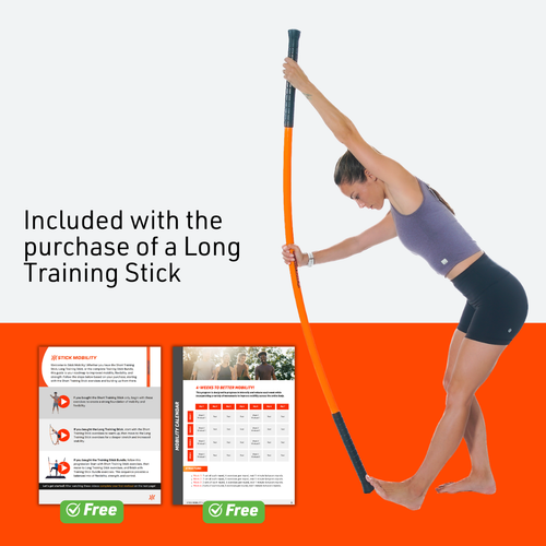 Stick Mobility, Stretching and Flexibility Training Stick, with non ...