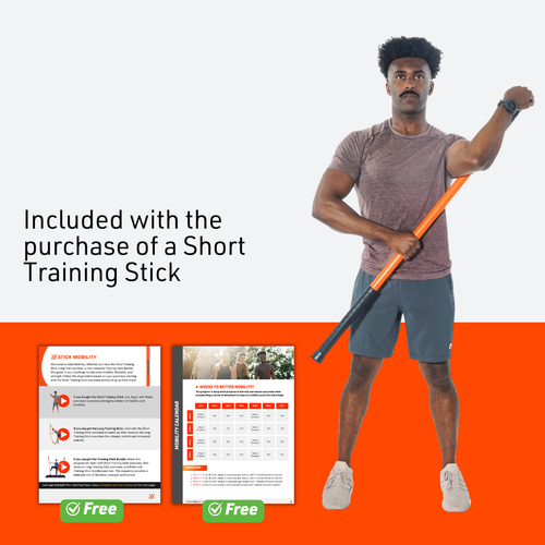 Stick Mobility, Stretching and Flexibility Training Stick, with non ...